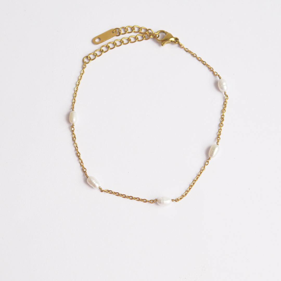 Small Pearls Chain Bracelet – House of Nori